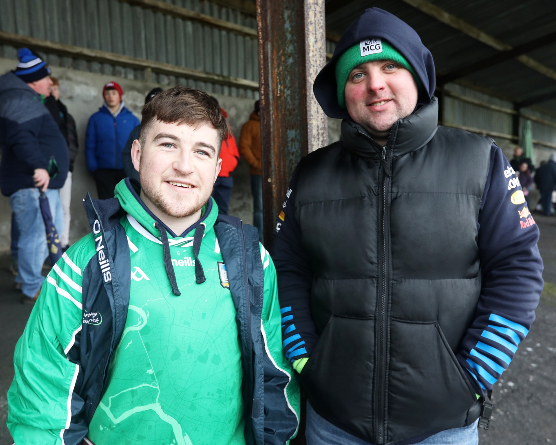 Supporters brave the elements to watch Limerick and Clare in football ...