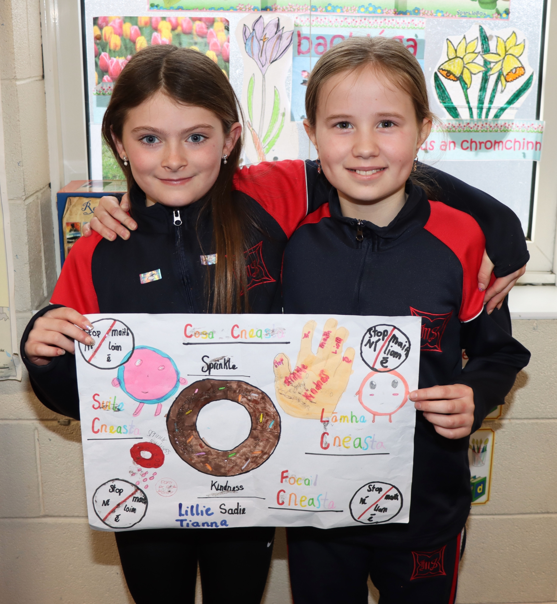 PICTURES: Model School pupils with posters they made for the Bí ...