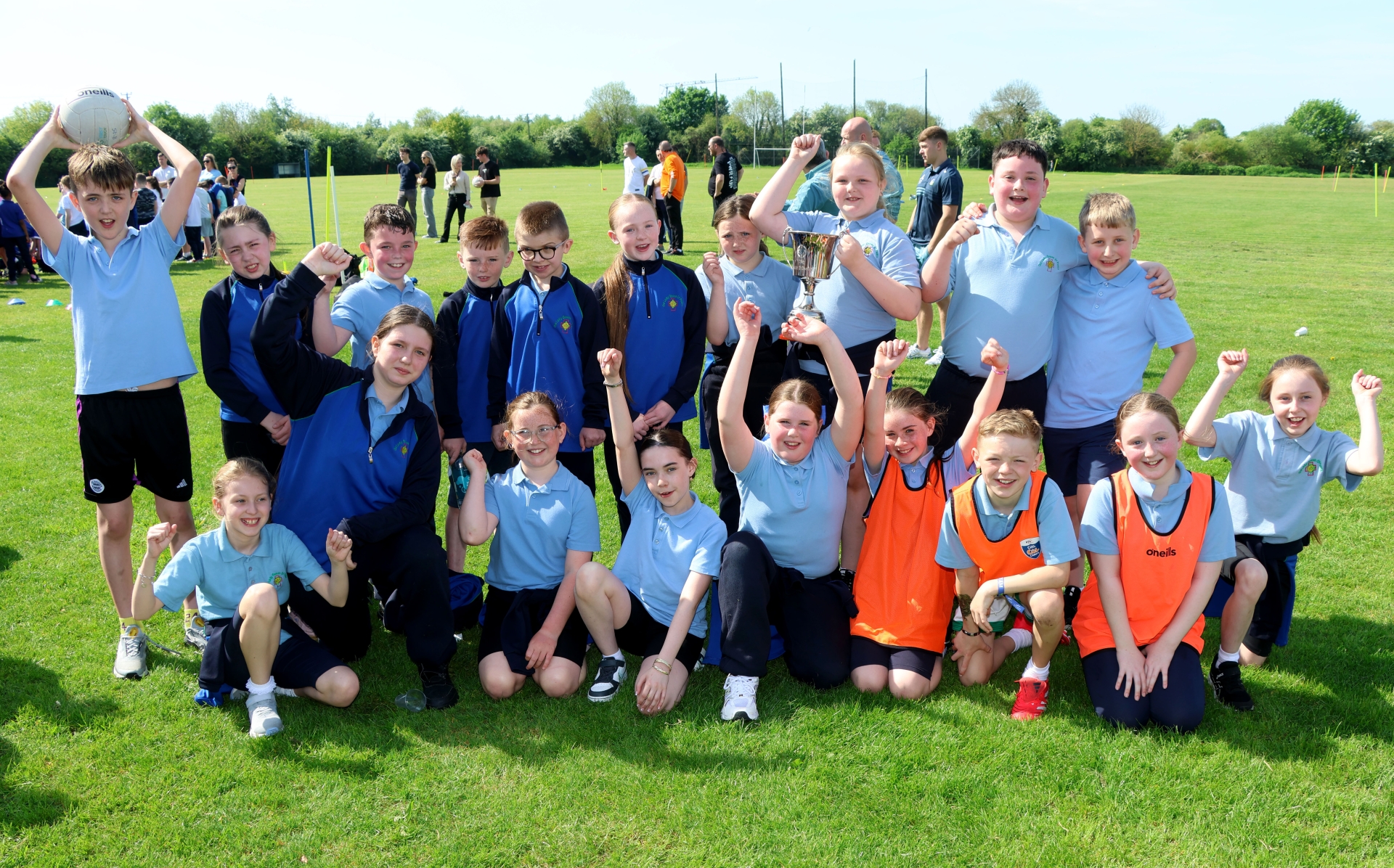 Limerick senior footballers join the fun at the Old Christians GAA Club ...
